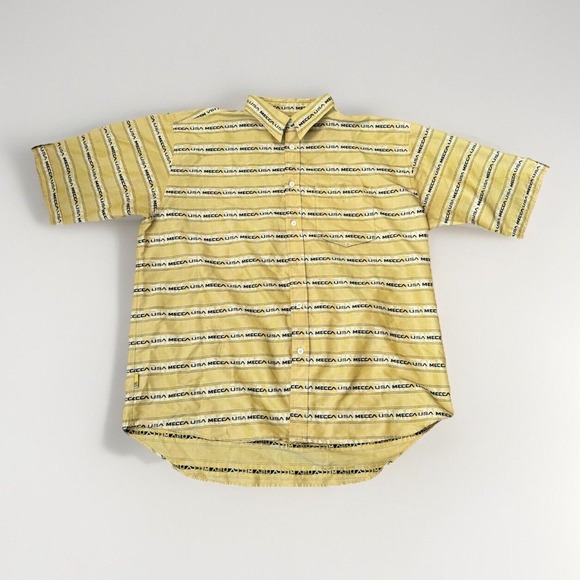 mecca | Shirts | Vintage Mecca Button Up Shirt Mens Xxl Y2k All Over ...